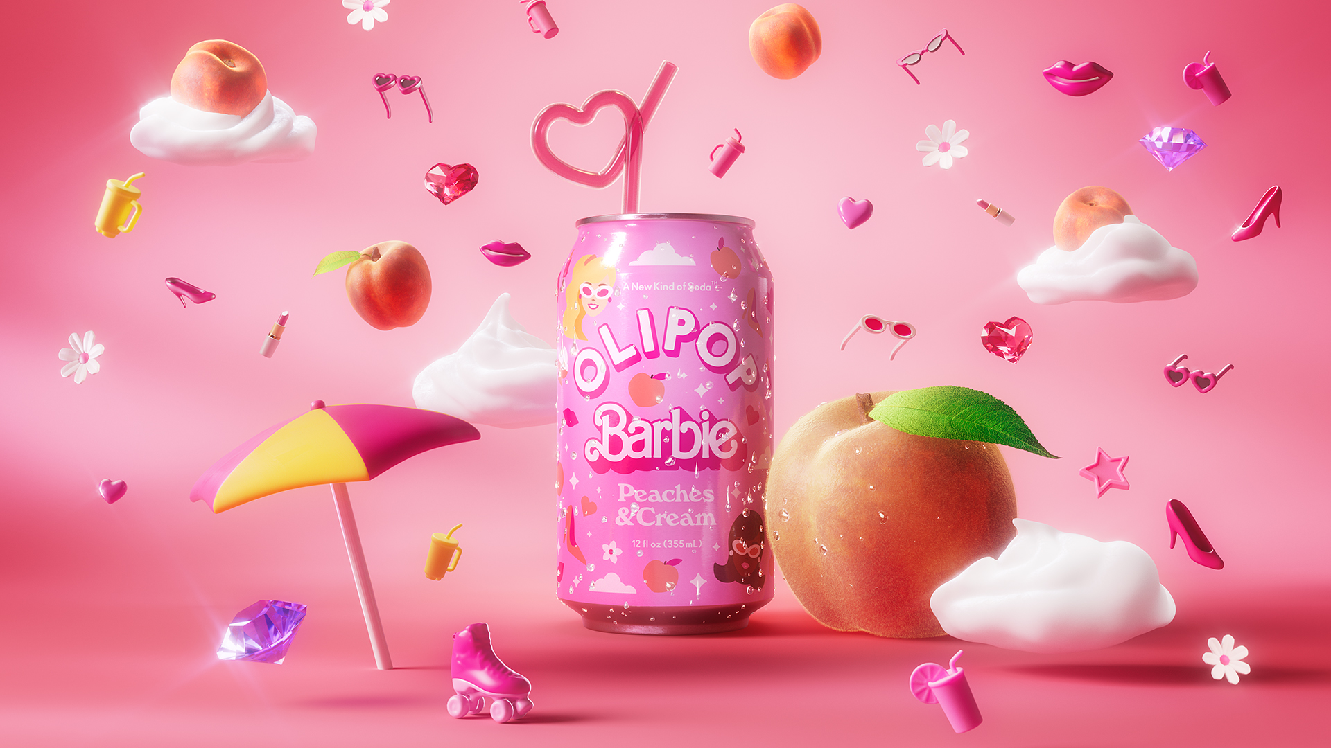Scholar | Olipop x Barbie "Peaches & Cream!"
